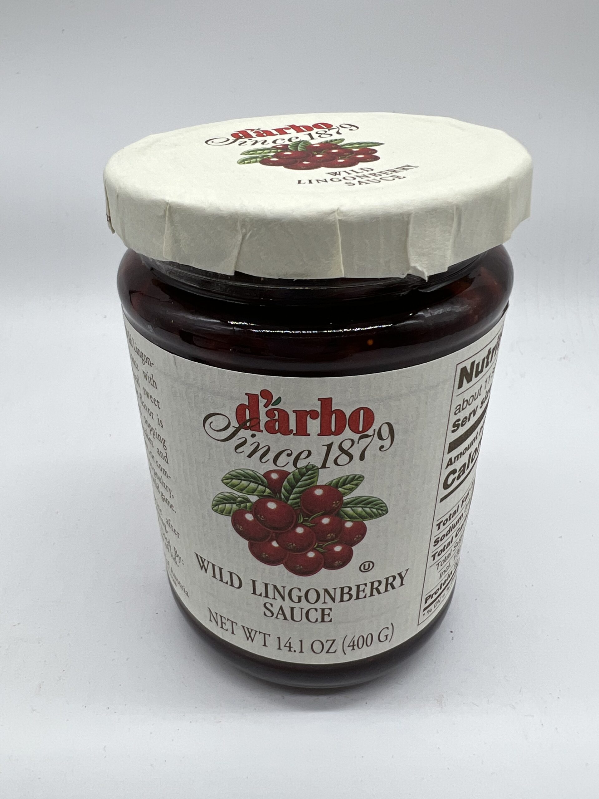 Darbo wild lingonberry jam 400g - European Grocery Store