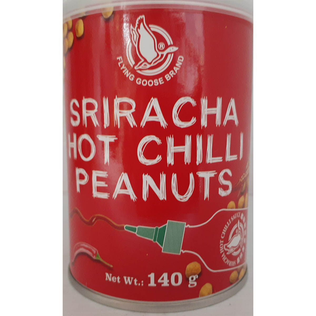Flying Goose Brand Sriracha Hot Chilli Peanuts 140g - European Grocery ...