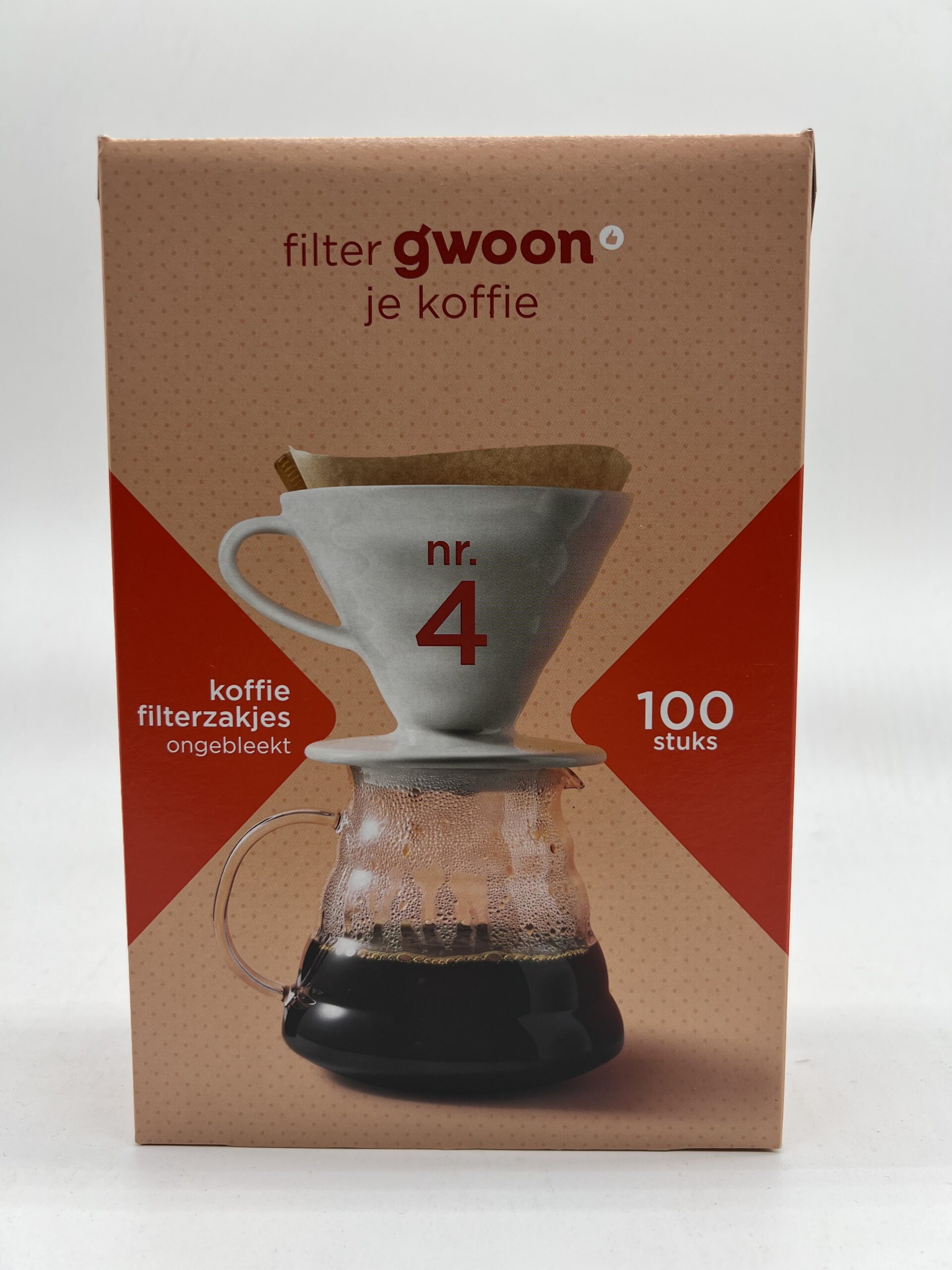 gwoon Coffee Filter no.4 100 pcs filters - European Grocery Store