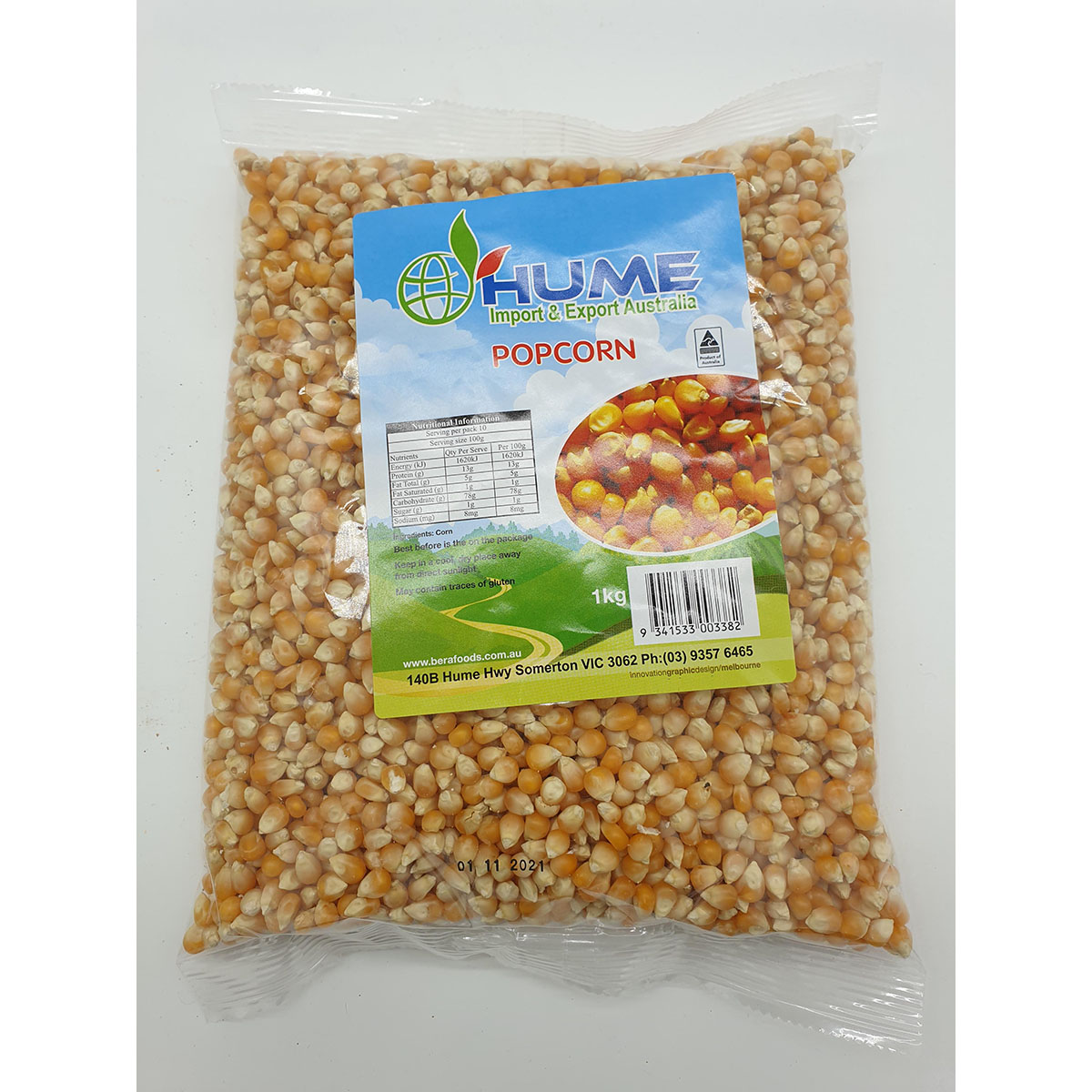 Popcorn 1kg - European Grocery Store