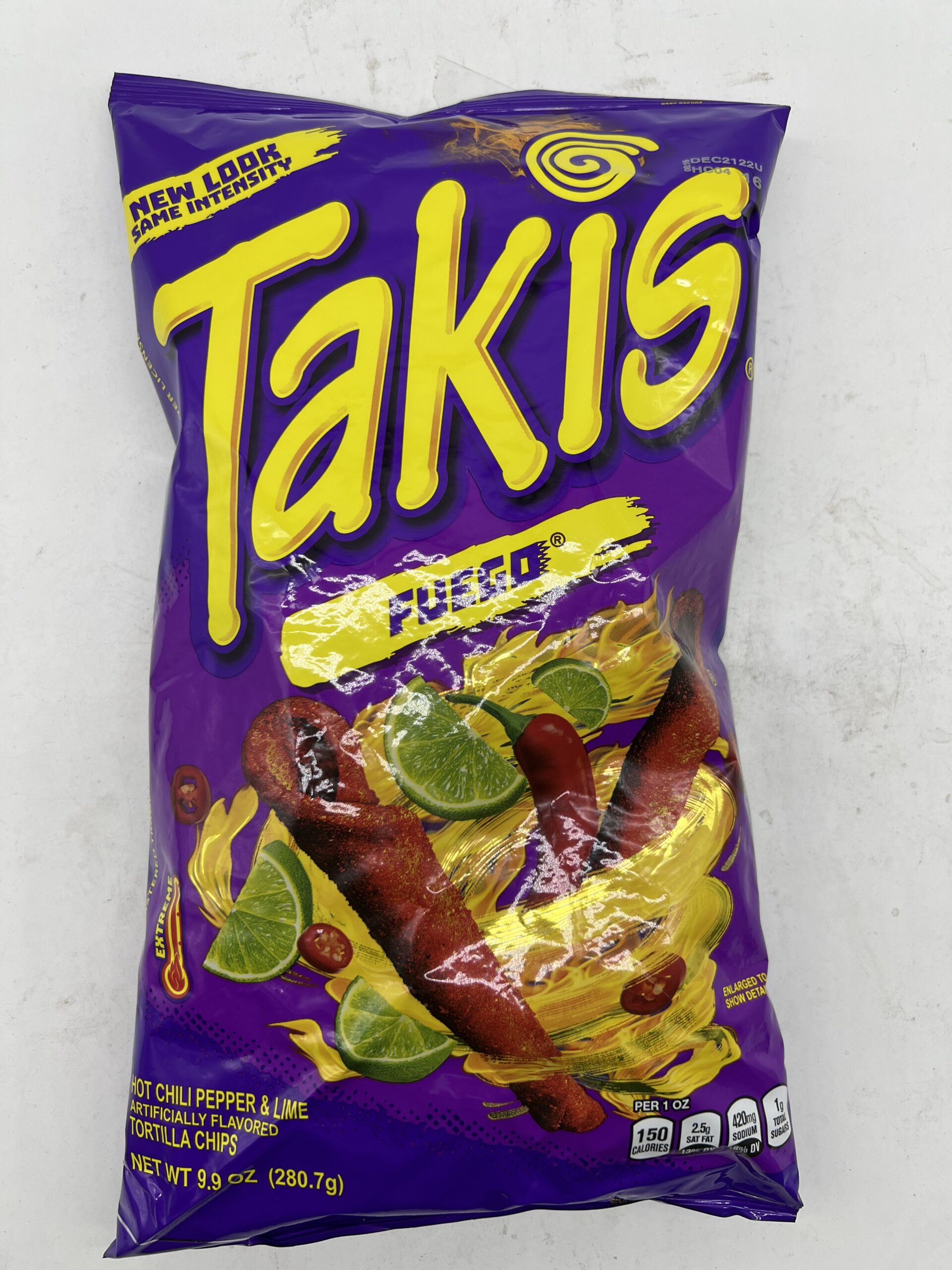 Takis Fuego Hot Chilli, Pepper & Lime Tortilla Chips 280g - European ...