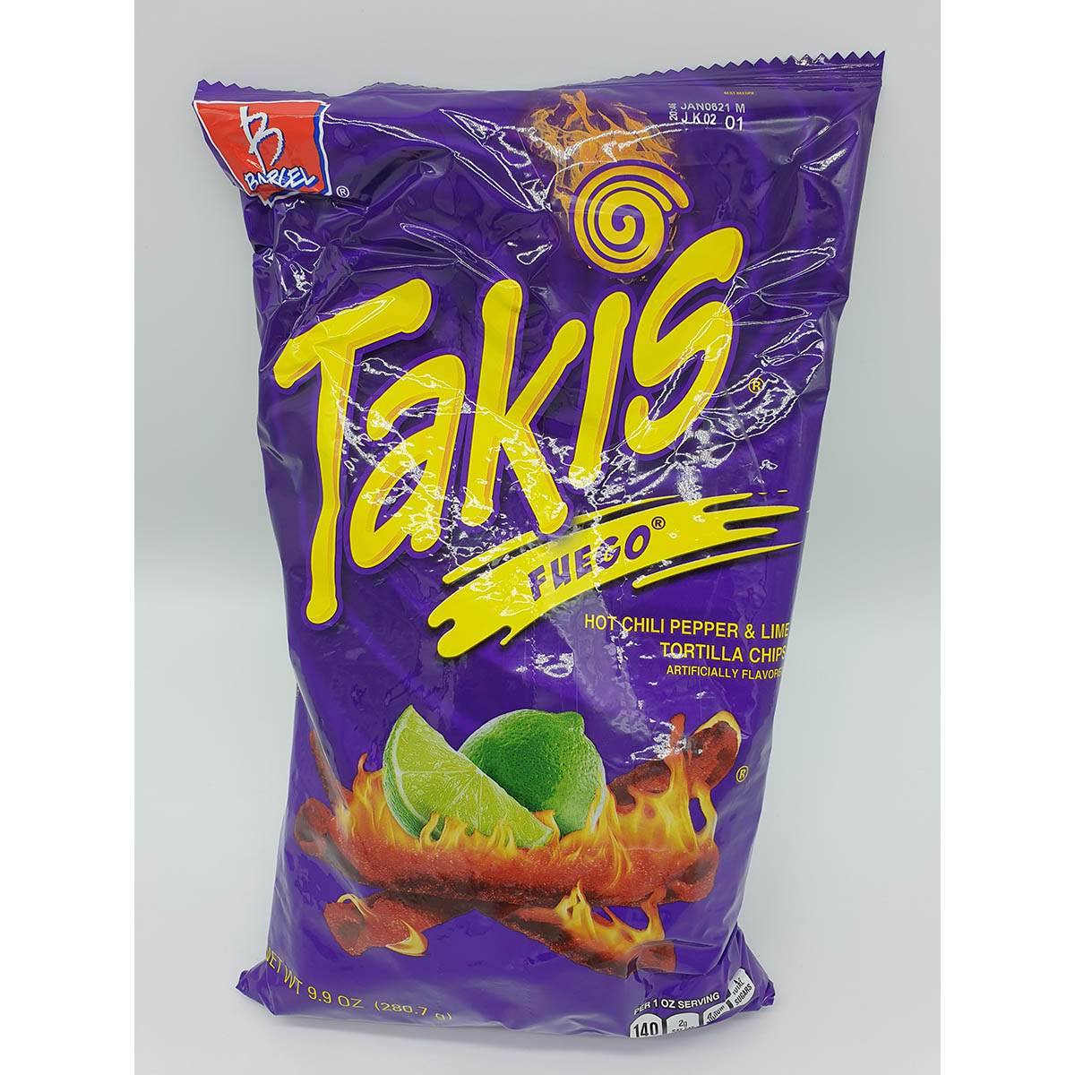 Takis Hot Chilli, Pepper & Lime Tortilla Chips 113g - European Grocery ...