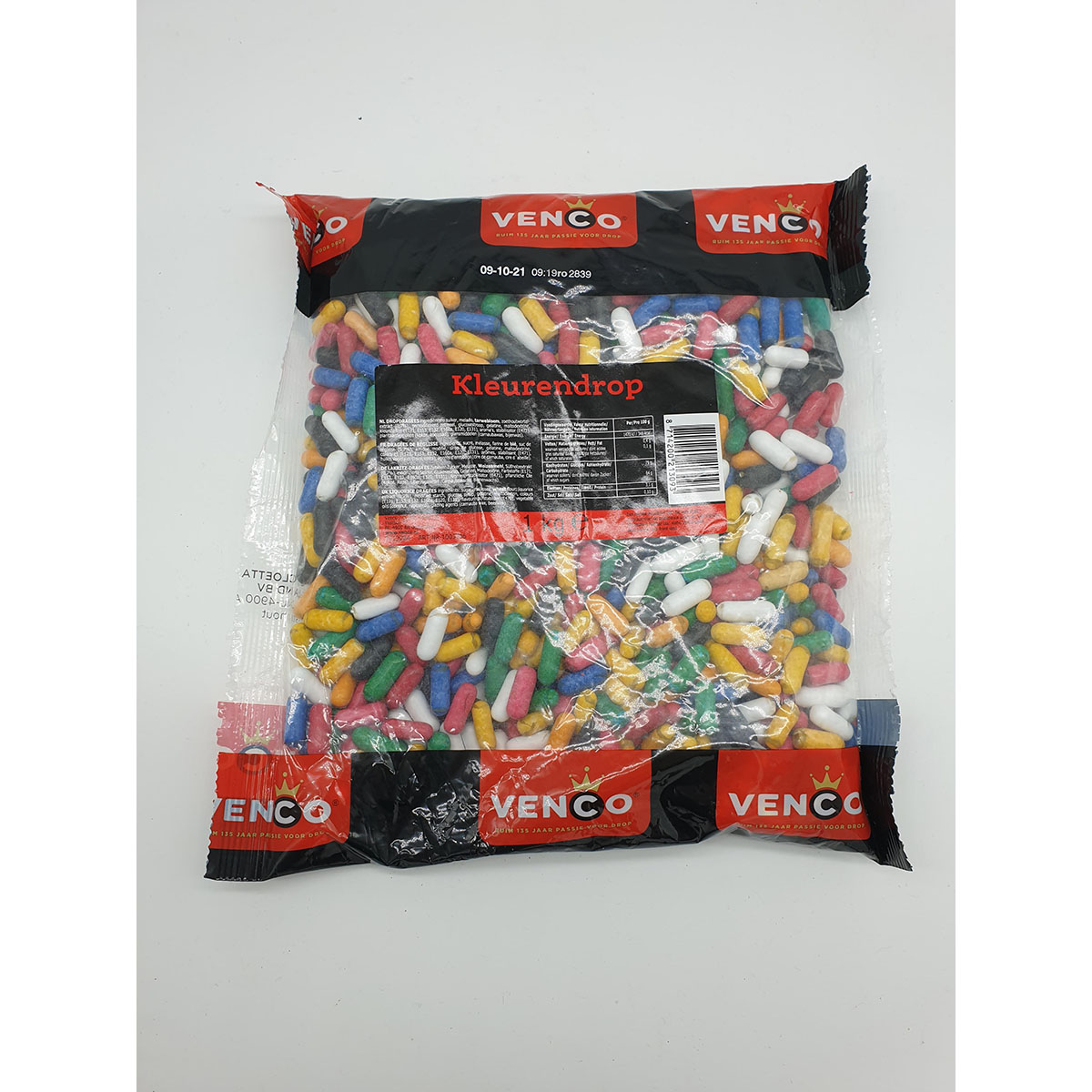 Venco Kleurendrop Liquorice 1kg - European Grocery Store