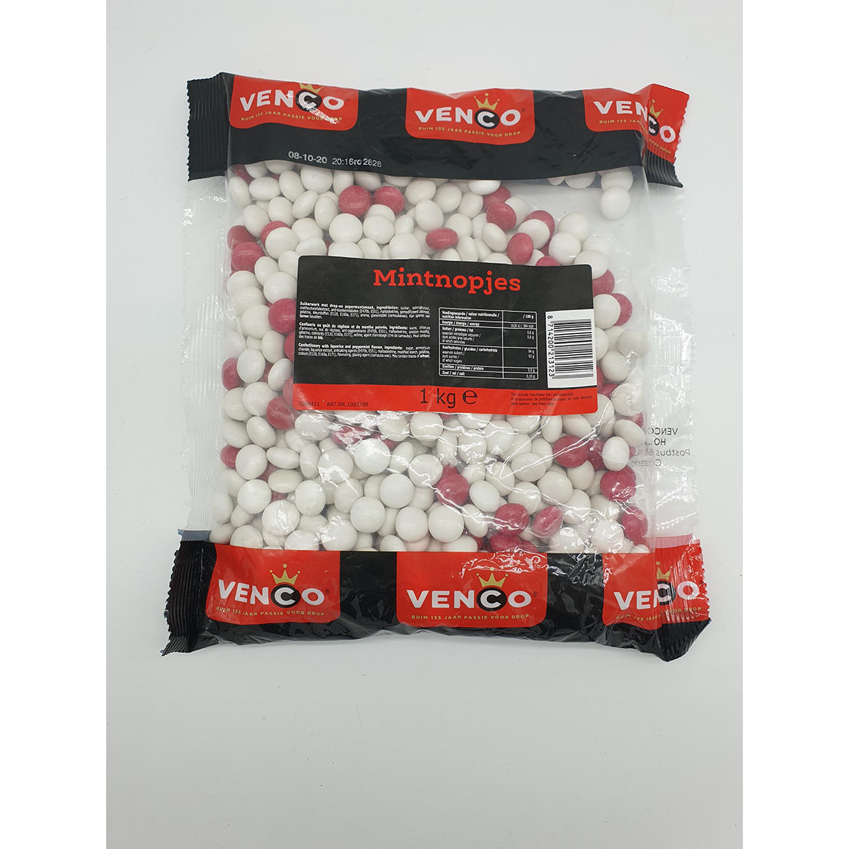 Venco Mintnopjes Salty Peppermint 1kg - European Grocery Store