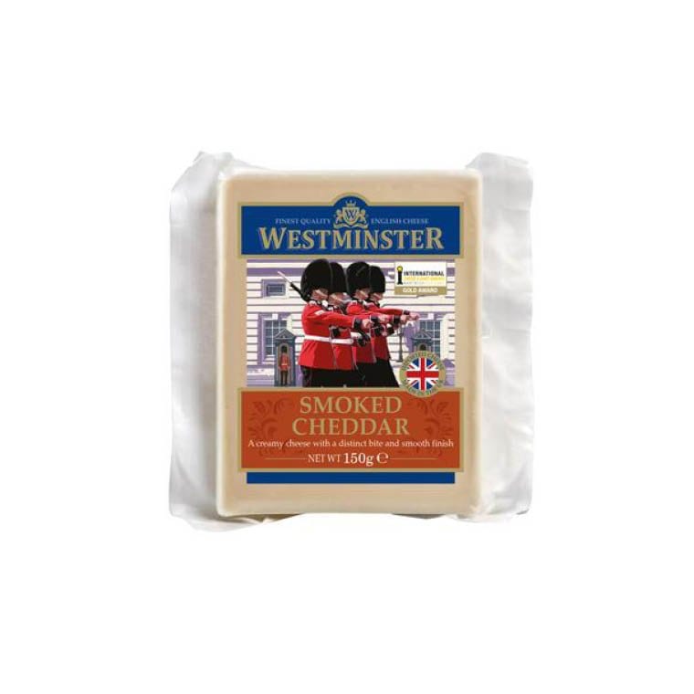 Westminster Smoked Cheddar Cheese 150g - European Grocery Store