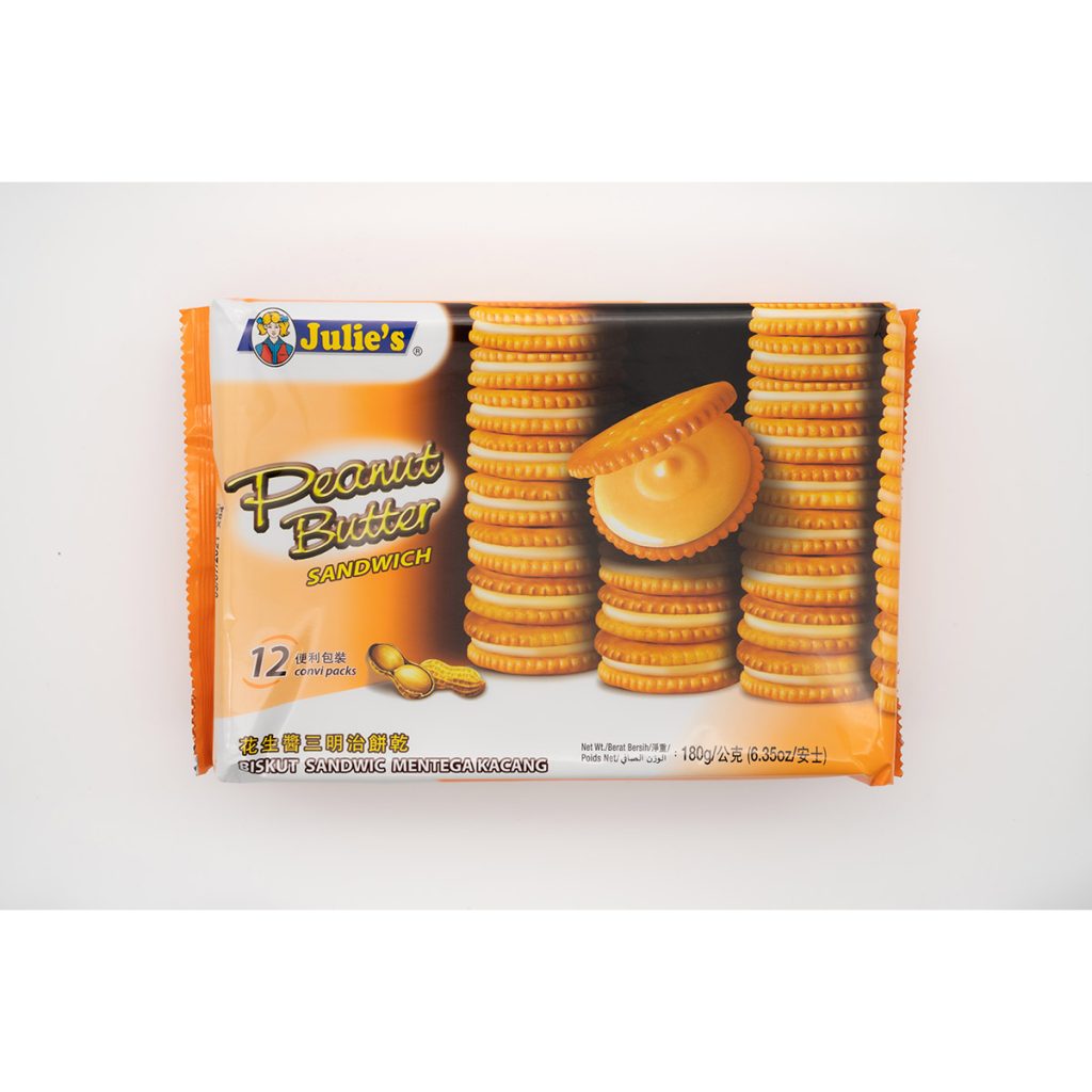 Julie's Peanut Butter Sandwich Biscuits 180g - European Grocery Store
