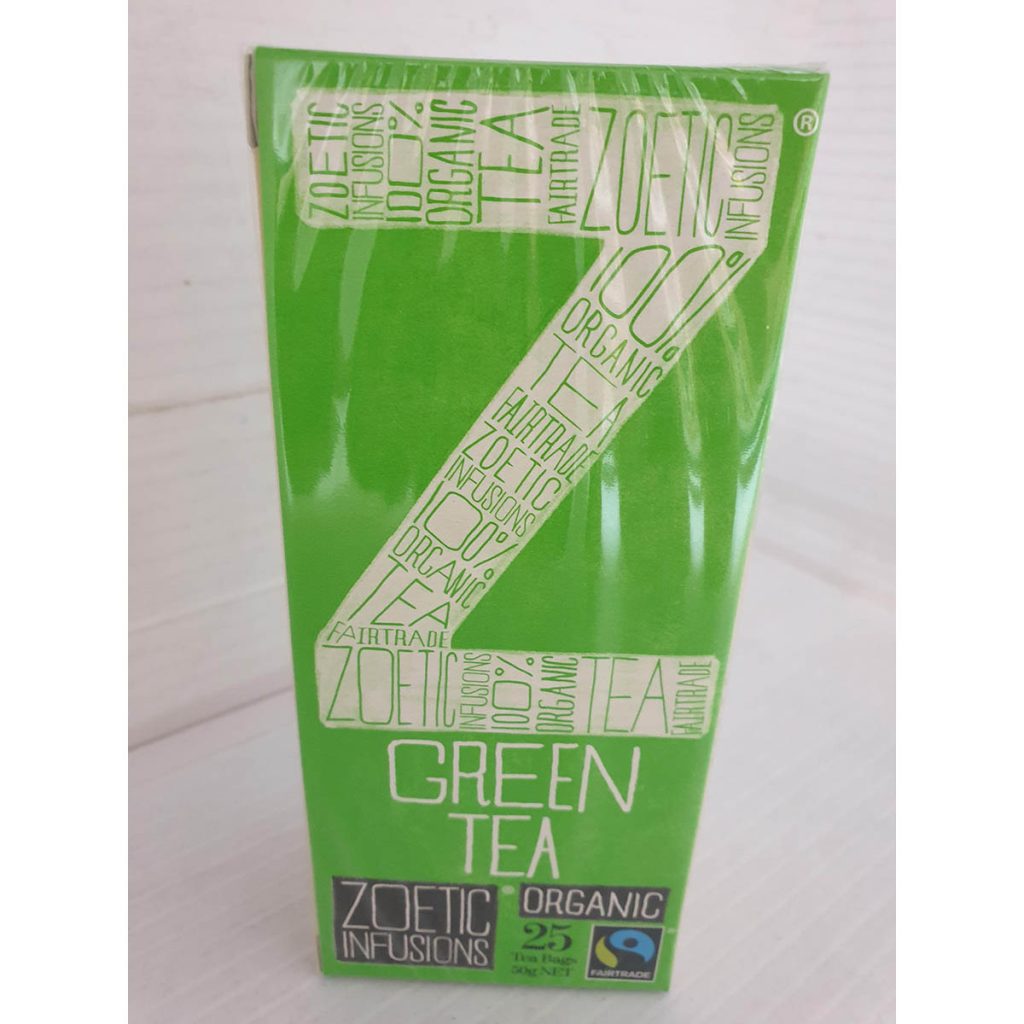 Zoetic Organic Green Tea 25 tea bags - European Grocery Store