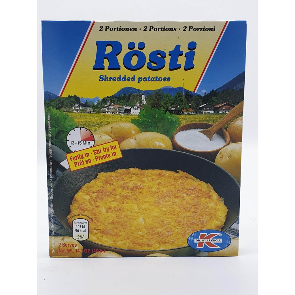 Dr.Willi Knoll Rosti Shredded Potatoes 400g Germany - European Grocery ...