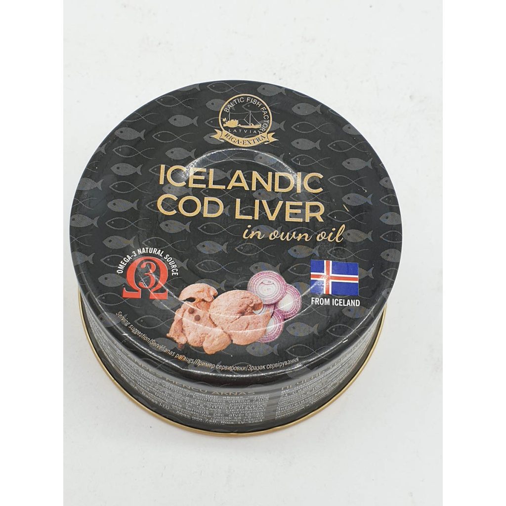 Icelandic Cod Liver 190g Iceland - European Grocery Store