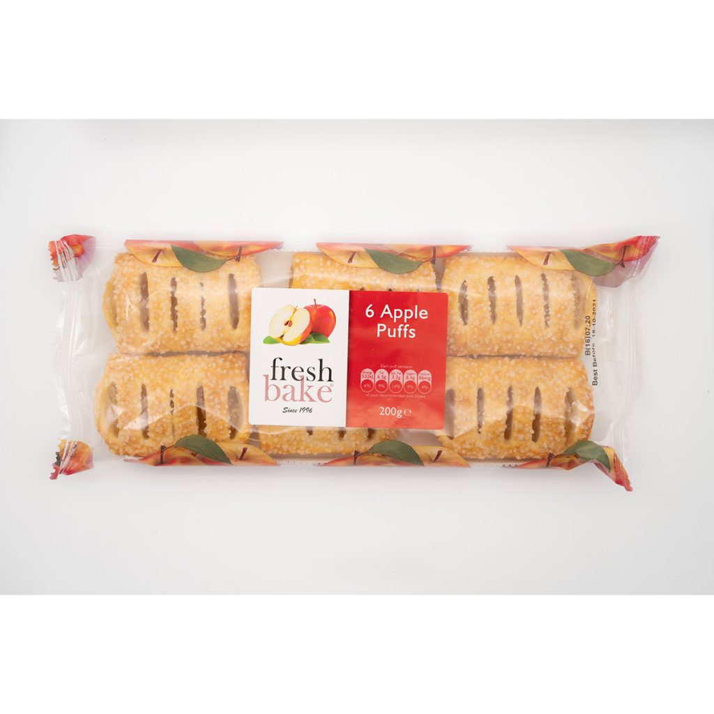 Fresh bake 4 Apple Puffs 200g - European Grocery Store