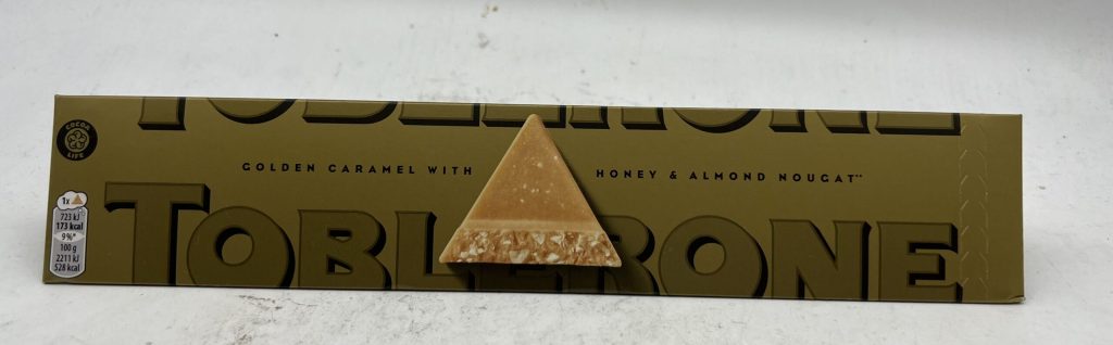 Toblerone Golden caramel with honey and almond Jumbo Size360 - European ...
