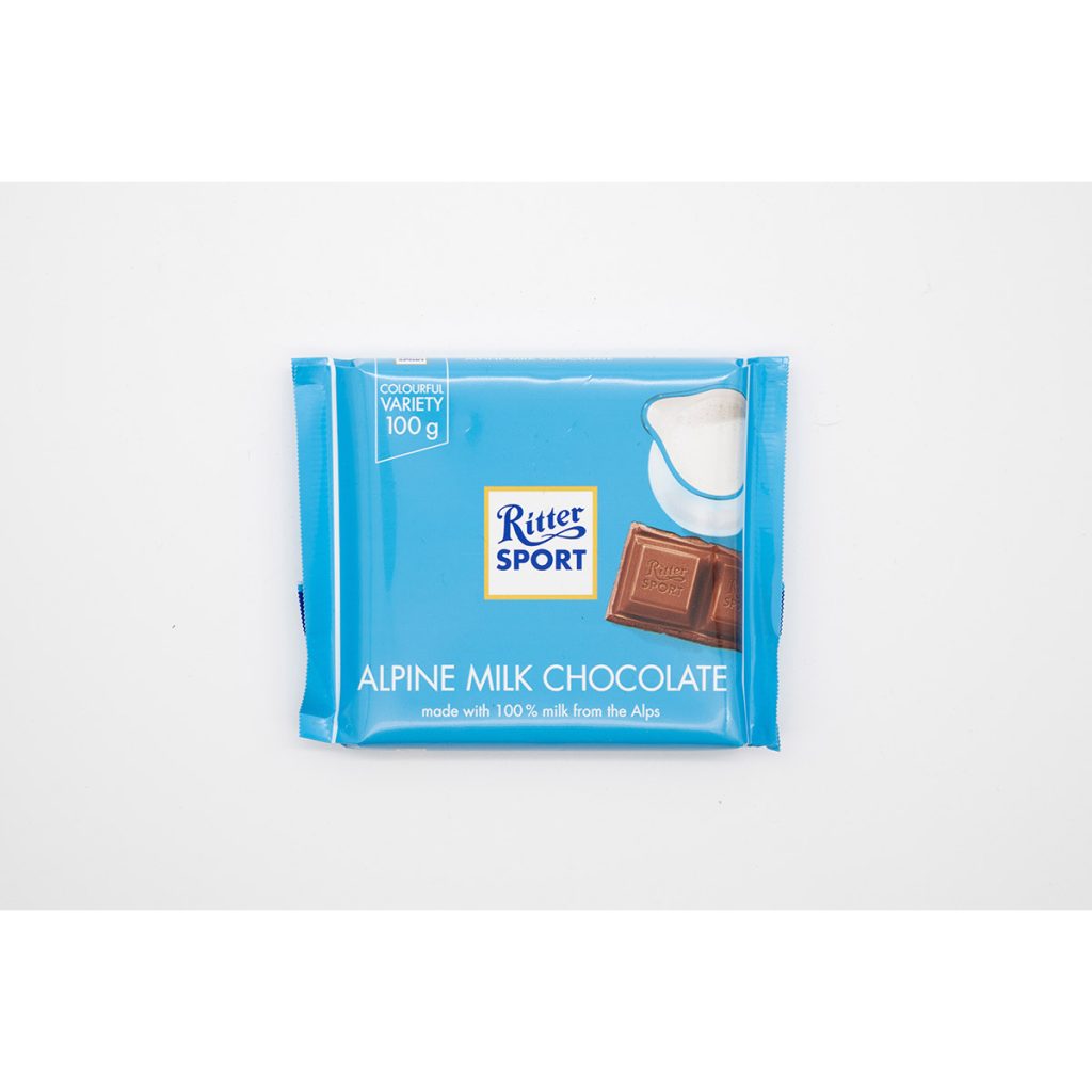 Ritter Sport Alpine Milk Chocolate 100g - European Grocery Store
