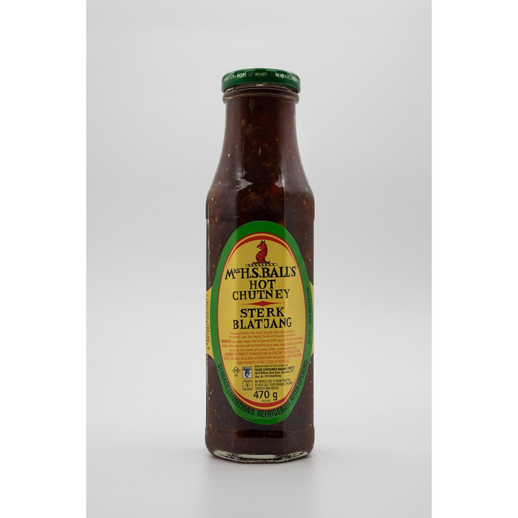 Mrs. Balls Hot Chutney Sterk Blatjang 470g South Africia - European ...