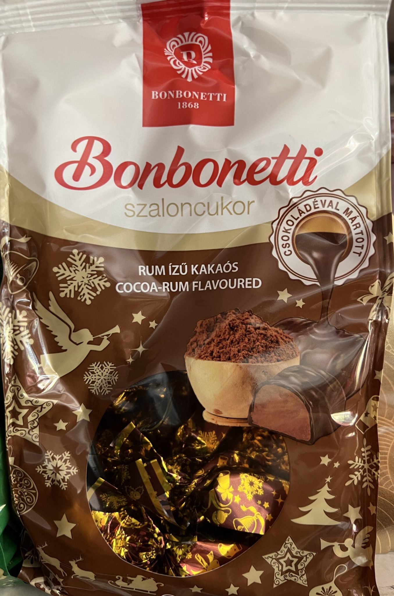 Hungarian Bonbonetti Cocoa-Rum flavour 300g - European Grocery Store
