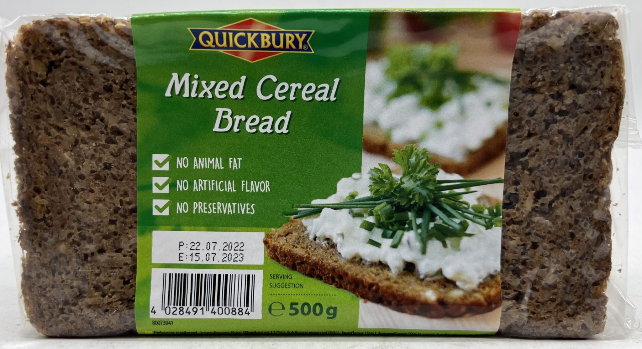 Quickbury Mixed Cereal bread 500g - European Grocery Store