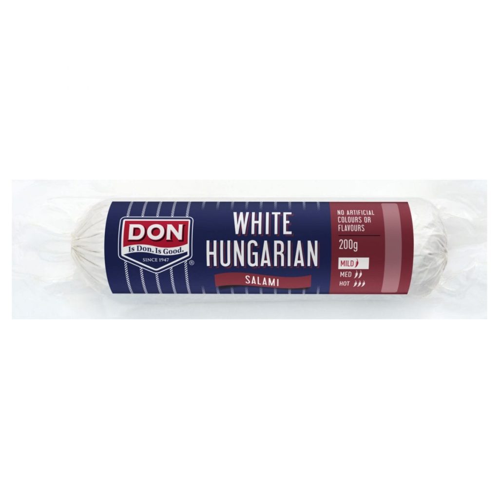 Don White Hungarian Salami 200g (Refrigerated Not Suitable for Shipping ...