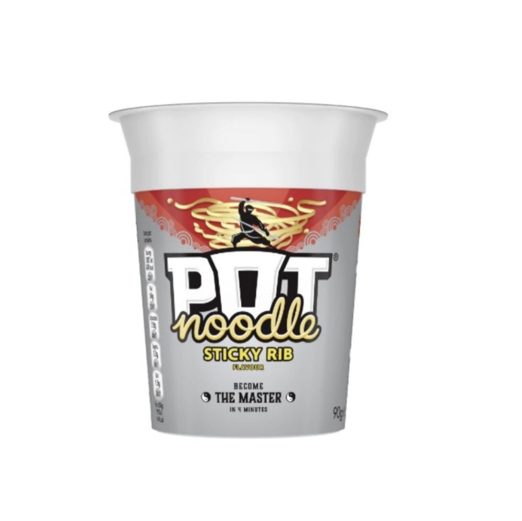 Pot Noodle sticky rib 90g - European Grocery Store