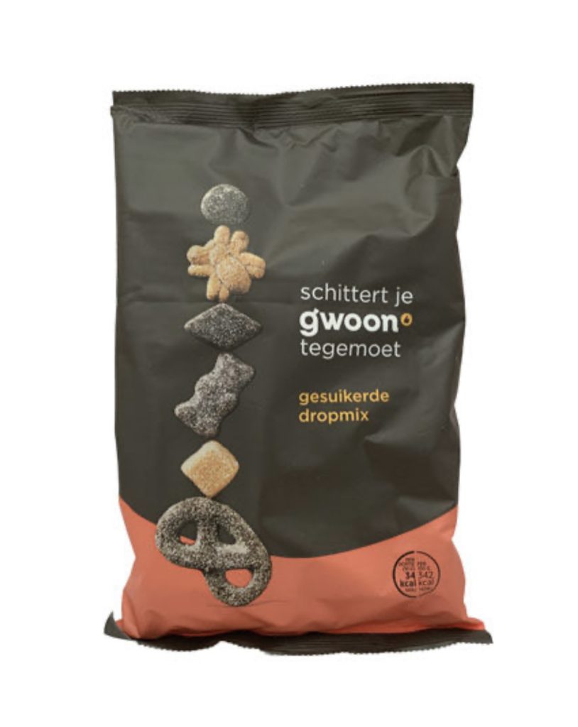 Gwoon gesuikerde dropmix licorice 400g - European Grocery Store