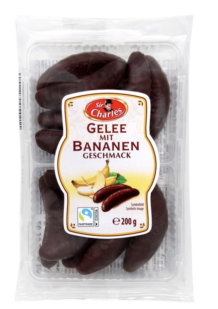 Sir Charlie jelly banana with chocolate 200g - European Grocery Store