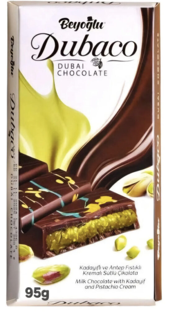 Beyoglu Dubaco Dubai Chocolate with Pistachio &kadayi 95g - European ...