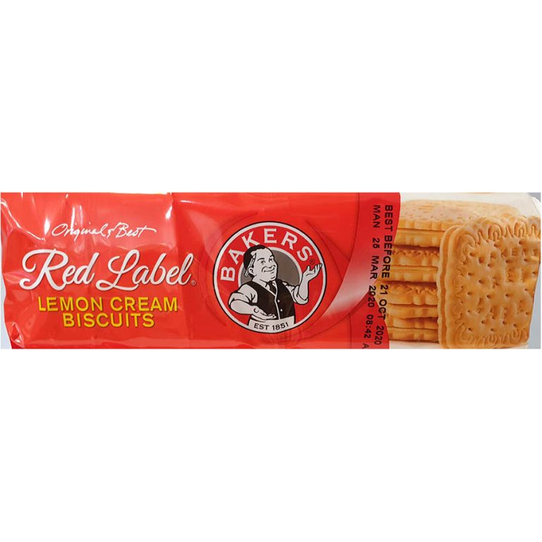 Red Label Lemon Cream Biscuits 200g - European Grocery Store