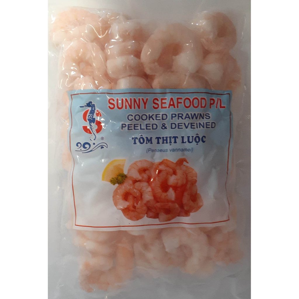 Sunny Seafood Cooked Prawns Peeled & Deveined 200g - European Grocery Store